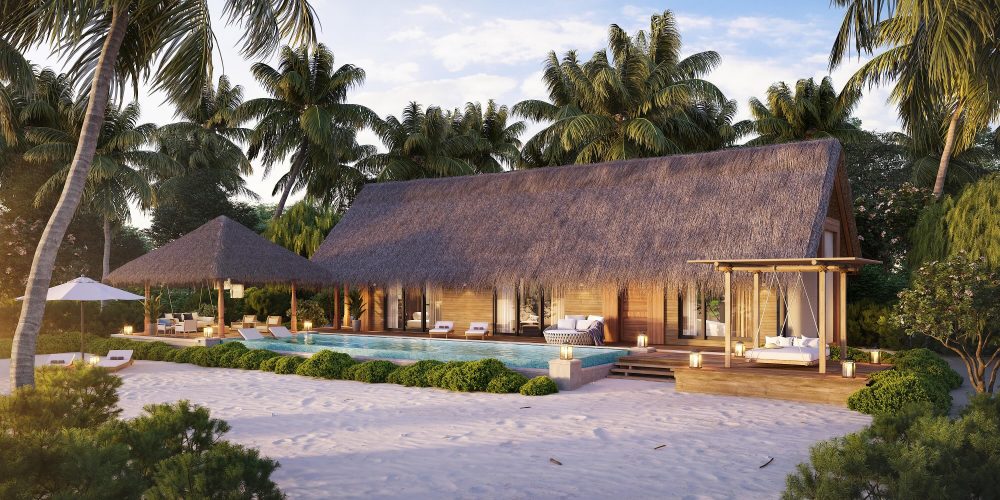 Waldorf Astoria Maldives,3D Resort Renderings