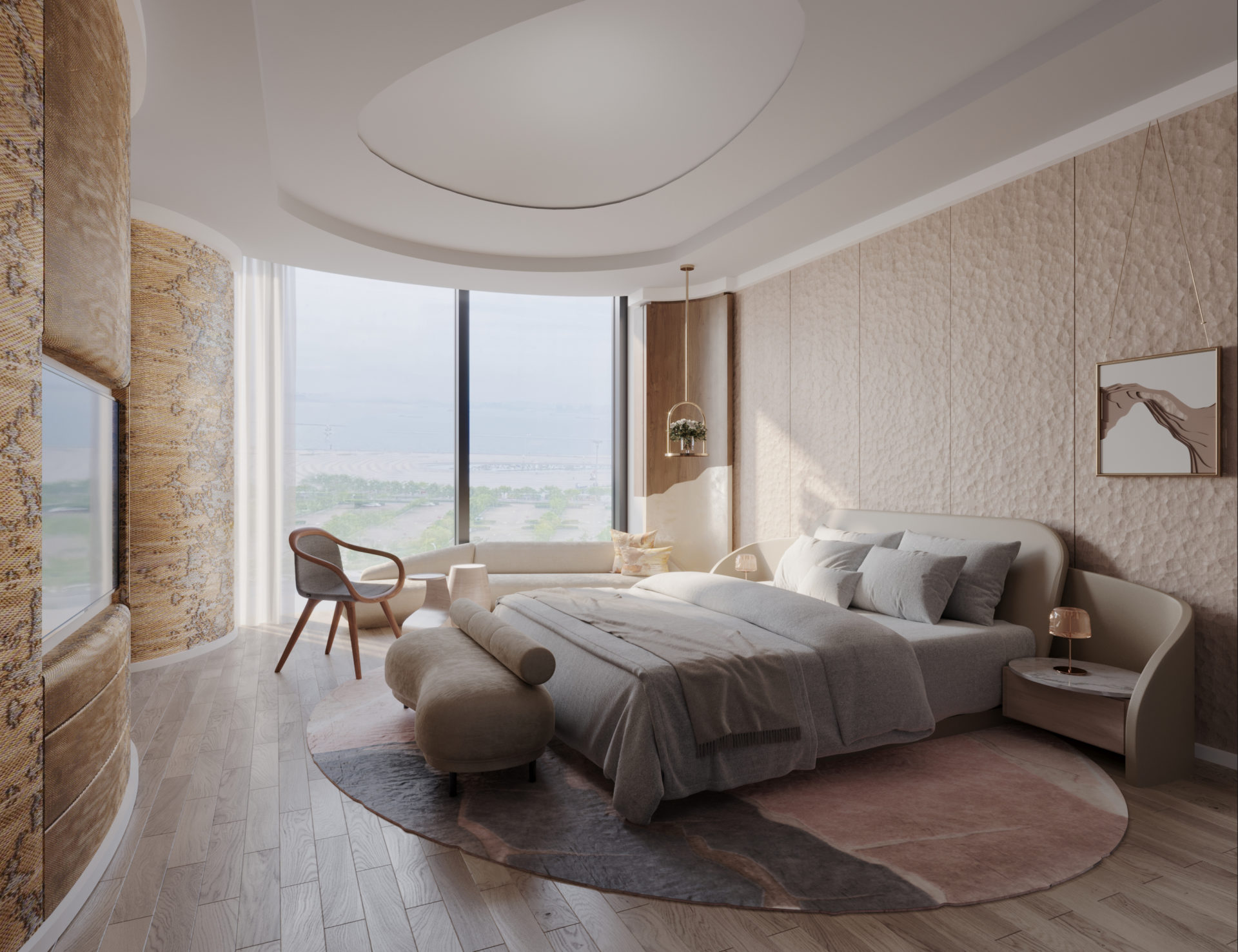 Miami Downtown Hotel | Hotel Interior Design | Hotel Interior Rendering