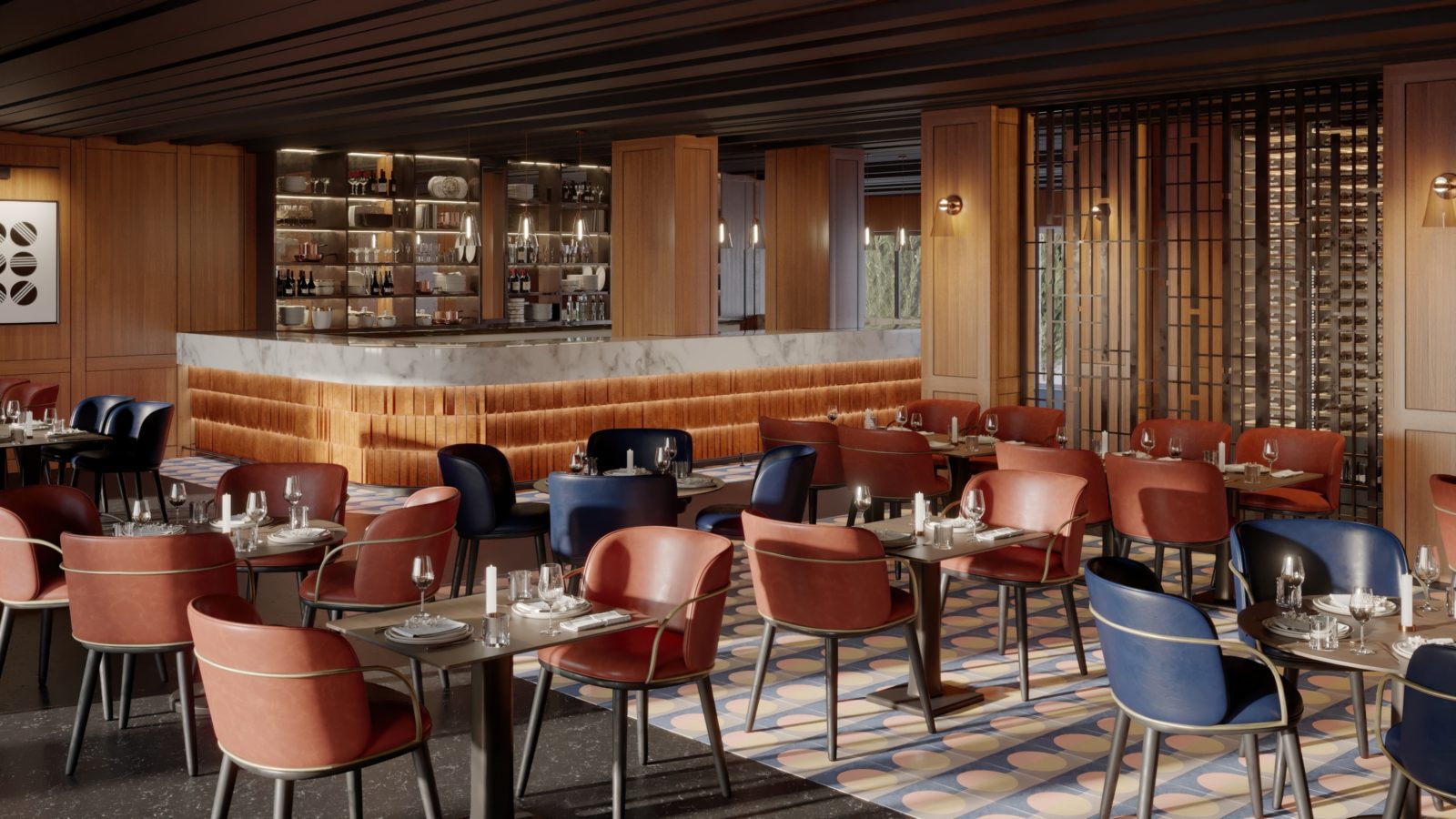 3D Restaurant Rendering | Stunning Restaurant Designs