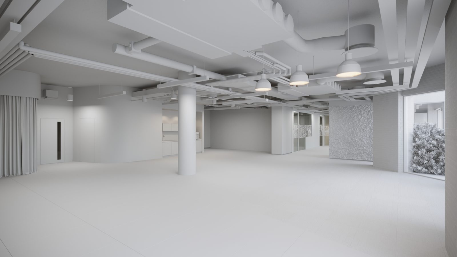 The 5 Stages of Offices and Work Places 3D Renderings