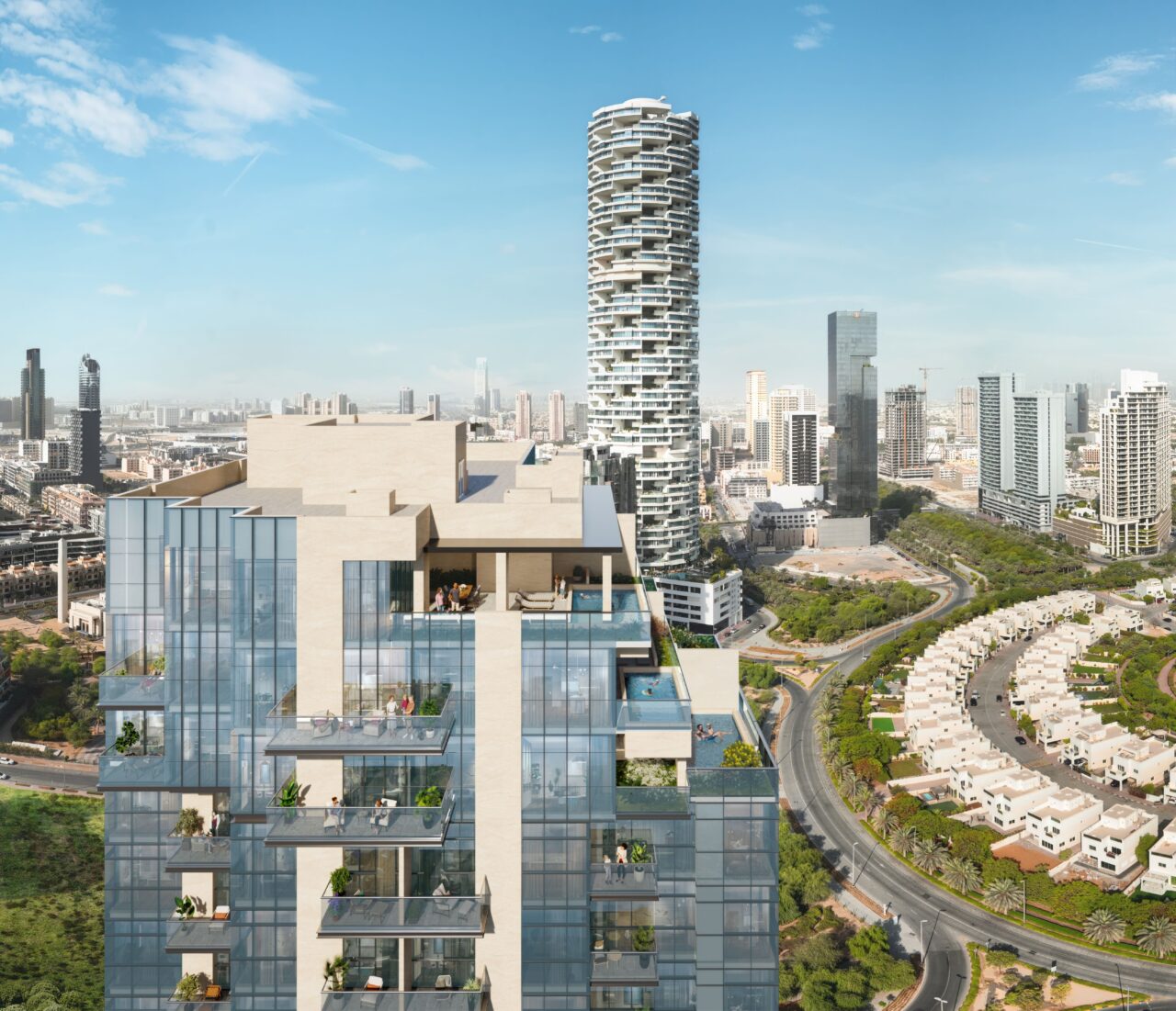 3D Architectural Renderings for Dubai Skyscrapers