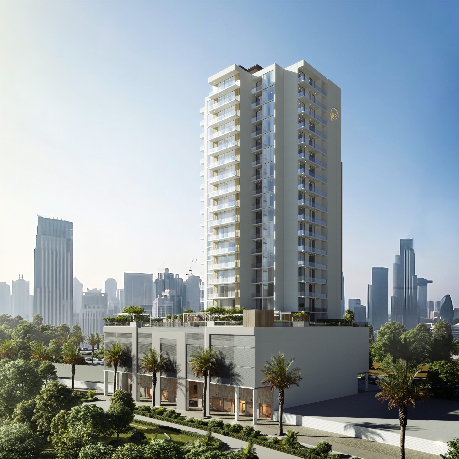 Residential Tower Rendering | Downtown Dubai