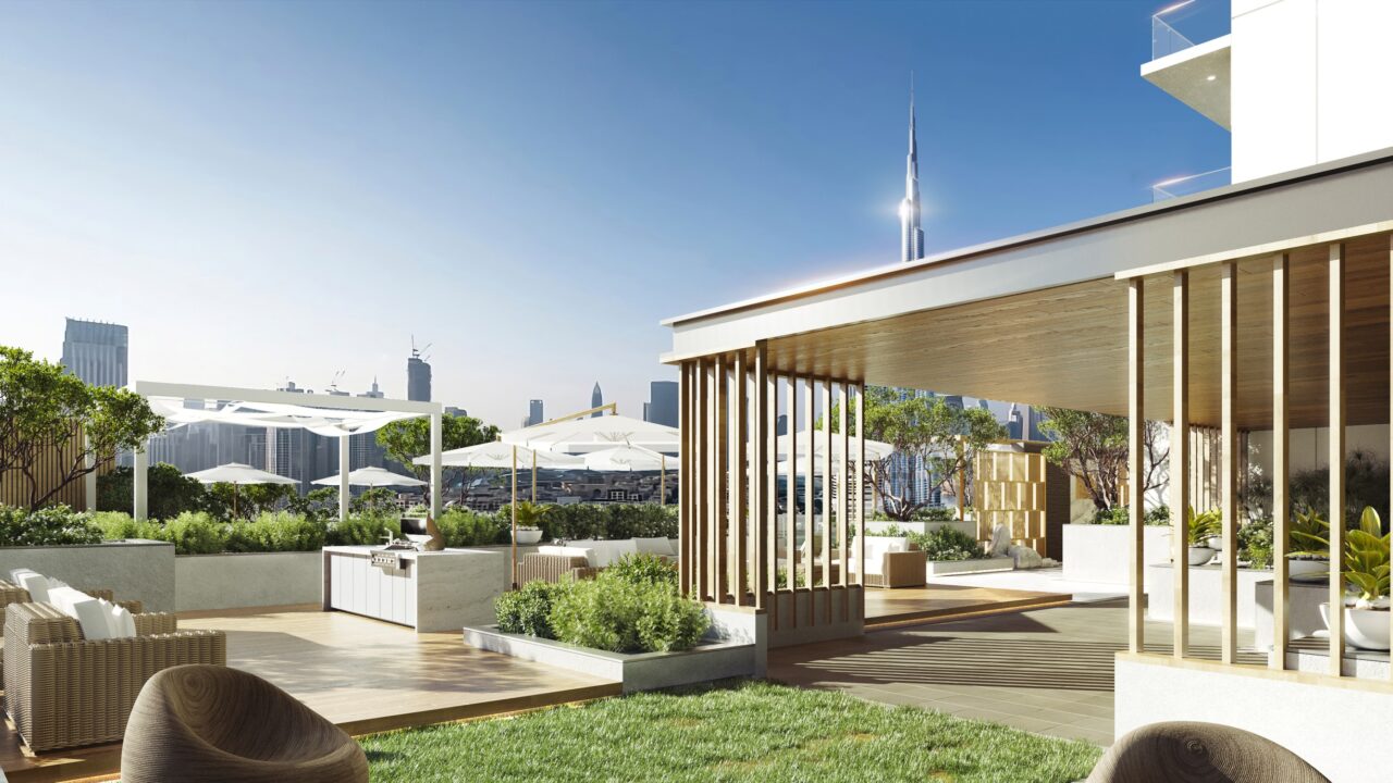 Residential Tower Rendering | Downtown Dubai