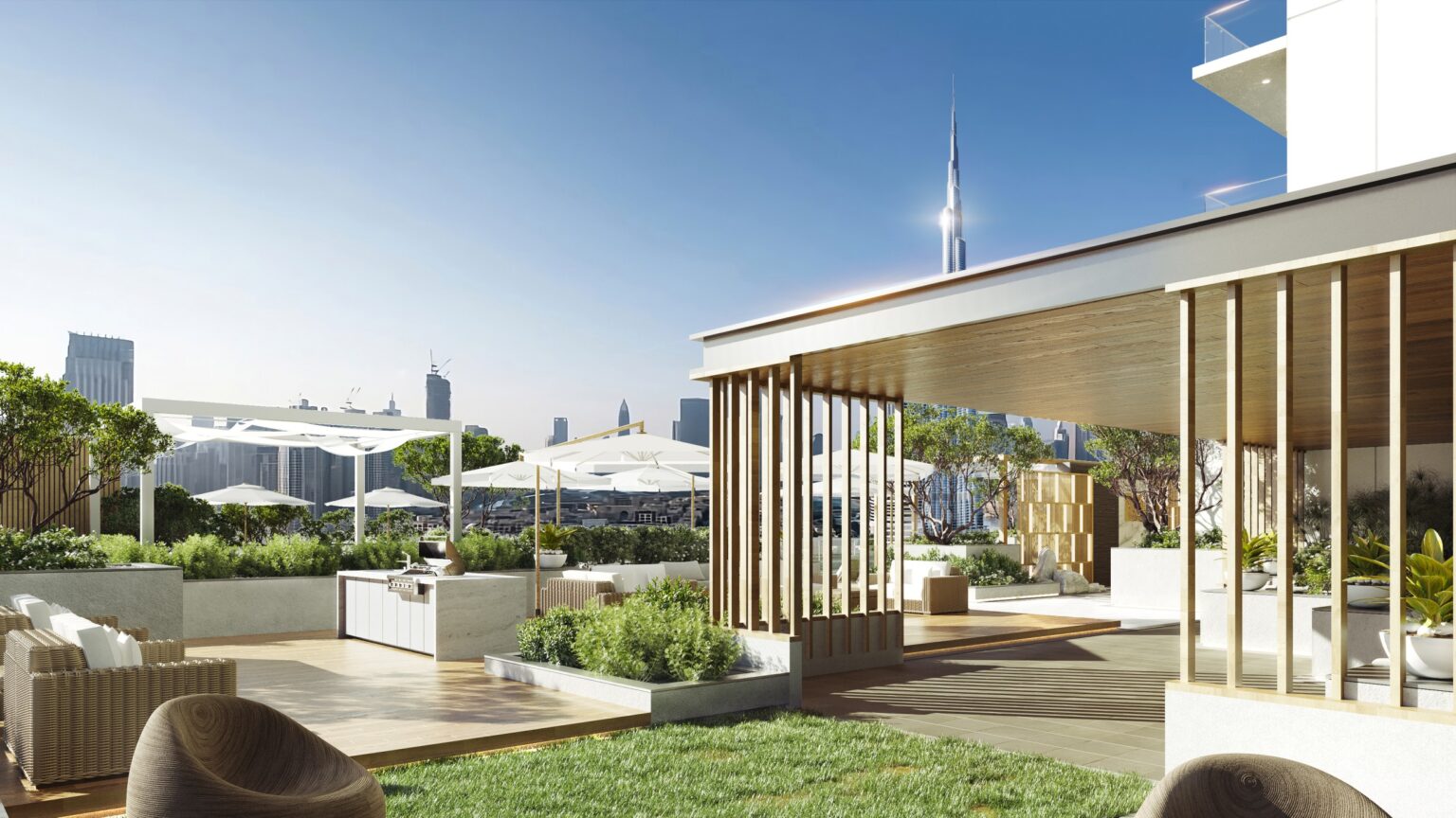 Residential Tower Rendering | Downtown Dubai