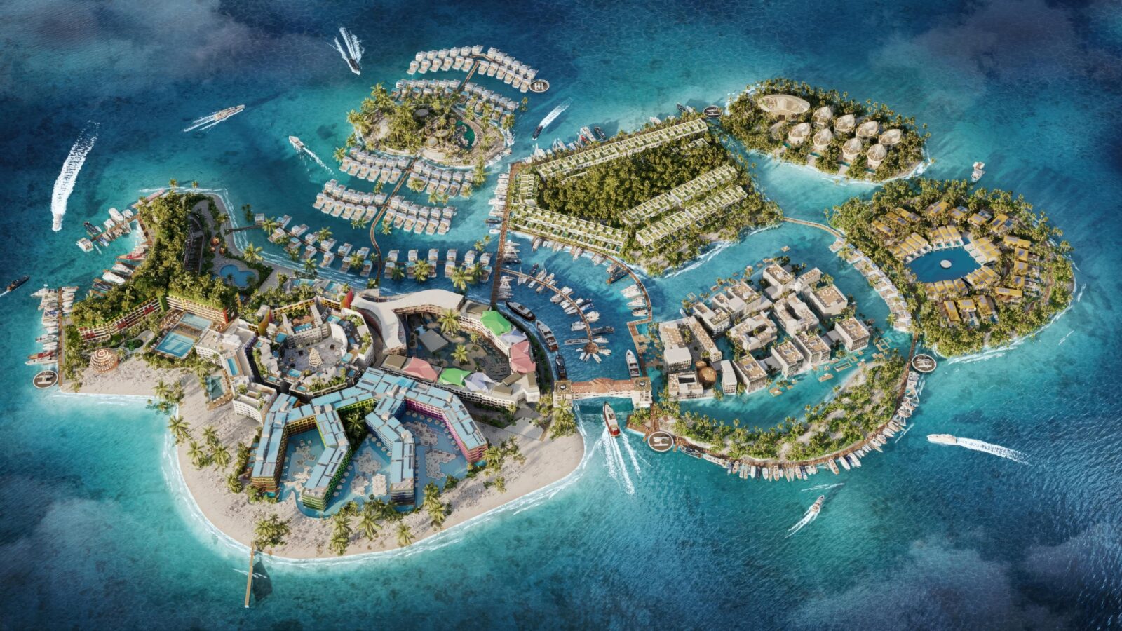 Discover Luxury: Render Atelier's Artificial Island Project in Dubai