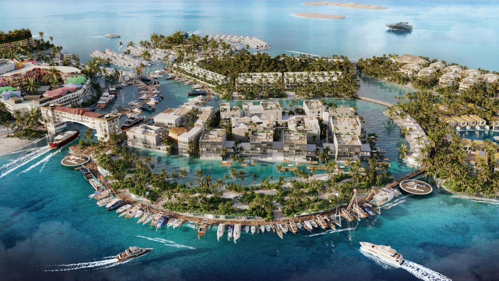 Artificial Island, 3D Masterplan Visualization