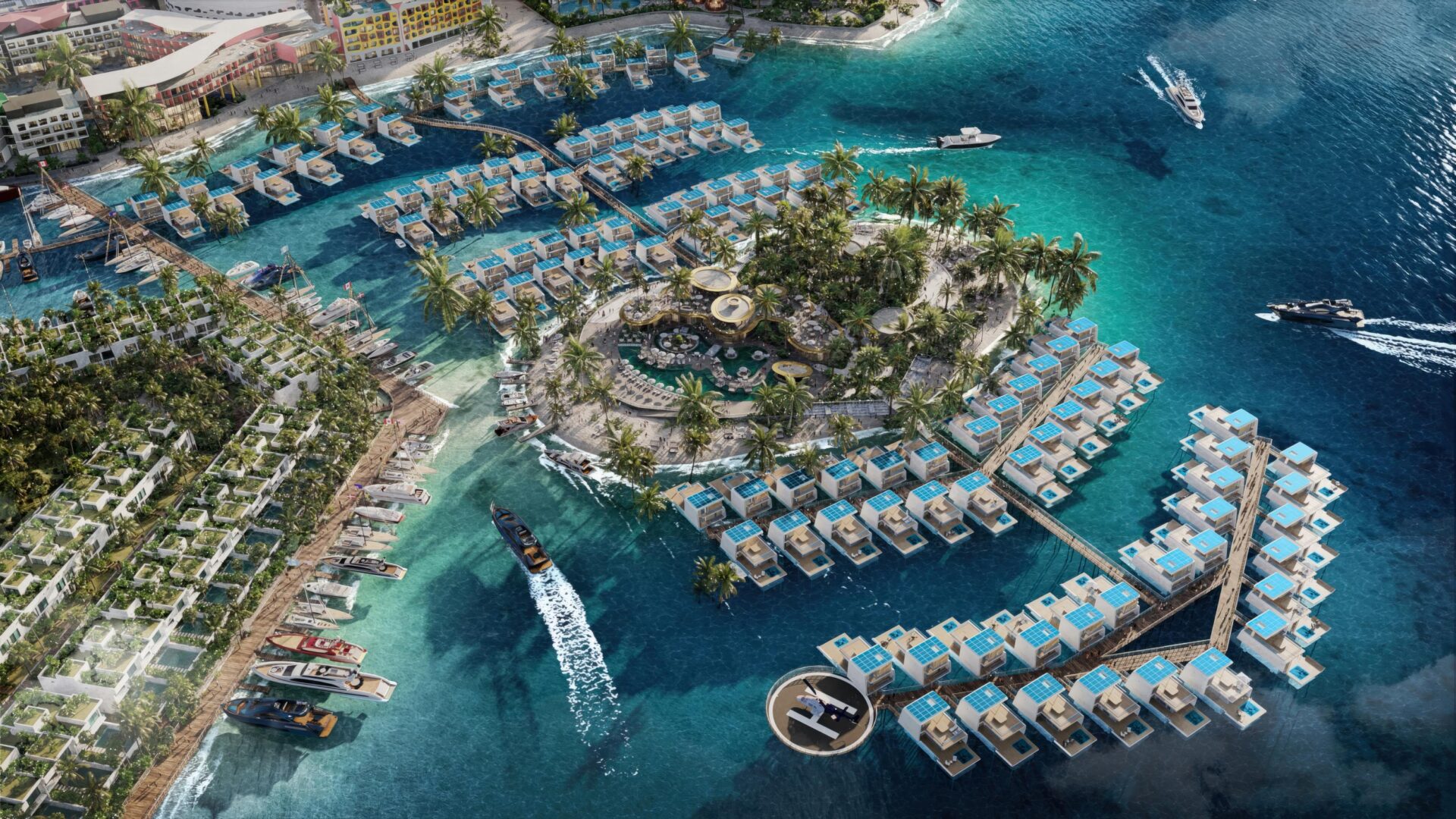 Discover Luxury: Render Atelier's Artificial Island Project in Dubai