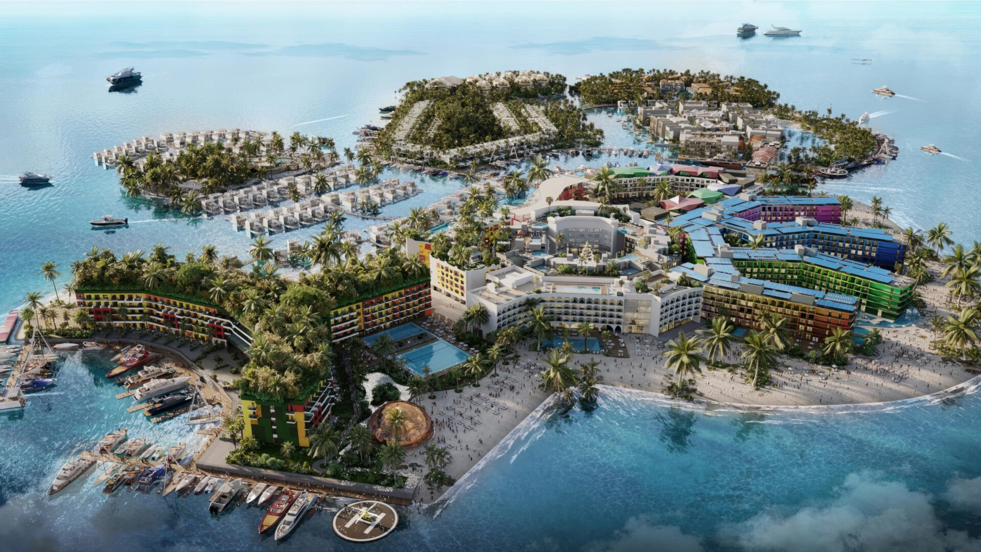 Discover Luxury: Render Atelier's Artificial Island Project in Dubai