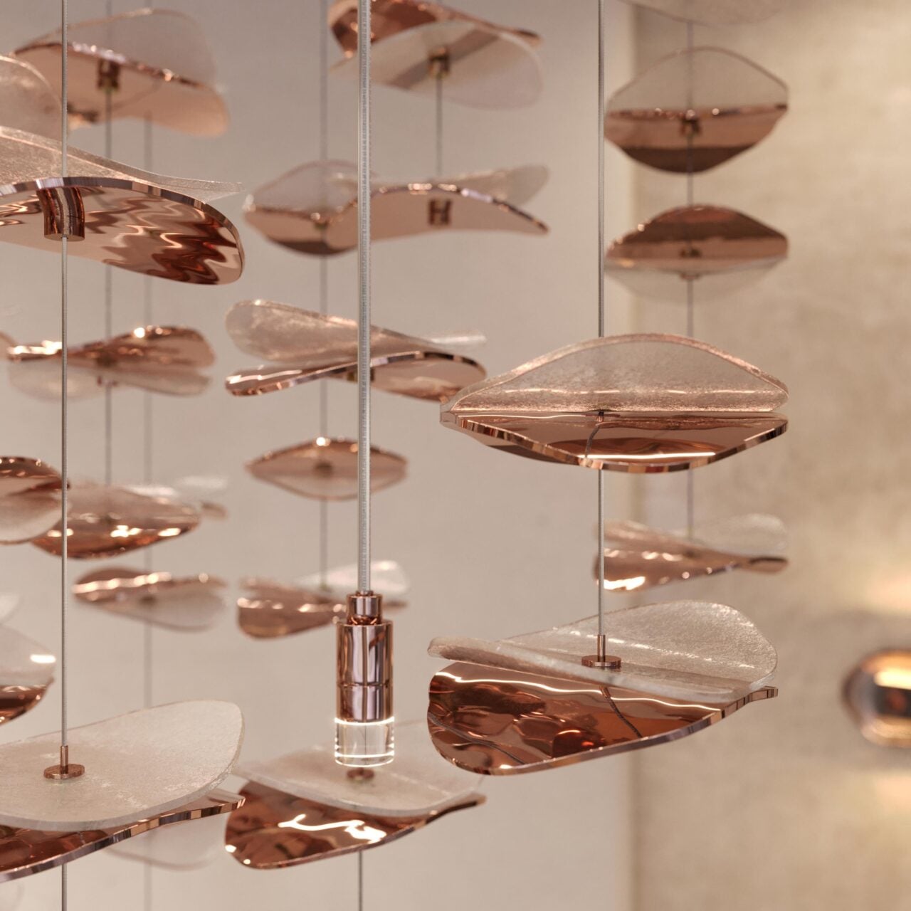 Officina Luce's Exquisite Lighting Collection Rendered to Perfection