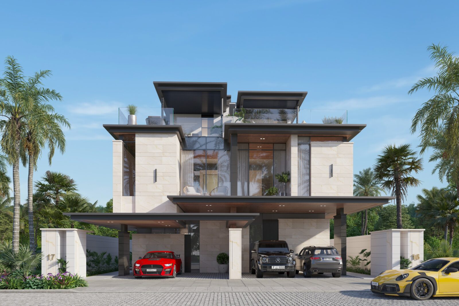 3D Architectural Renderings for Luxury Villas | Render Atelier