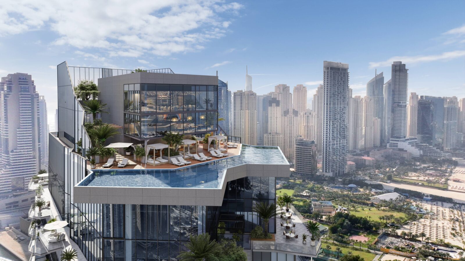 Dubai Marina Tower , 3D Visualization Journey