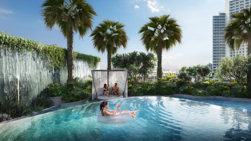 Luxurious Pool Deck, Photoreal 3D Renderings