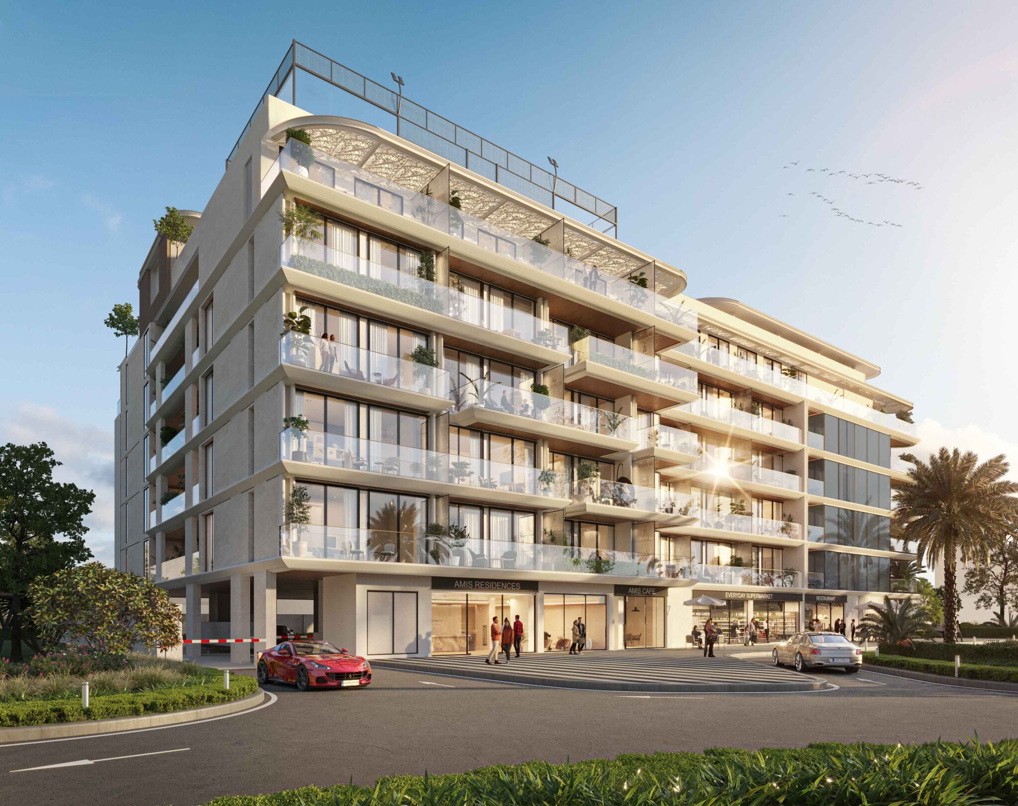 Woodland Terraces Exteriors, 3D Architectural Rendering
