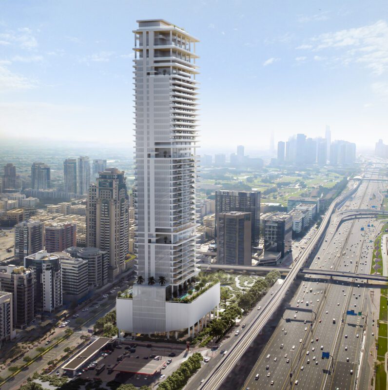 High-Rise Towers, 3D Exterior Architectural Rendering
