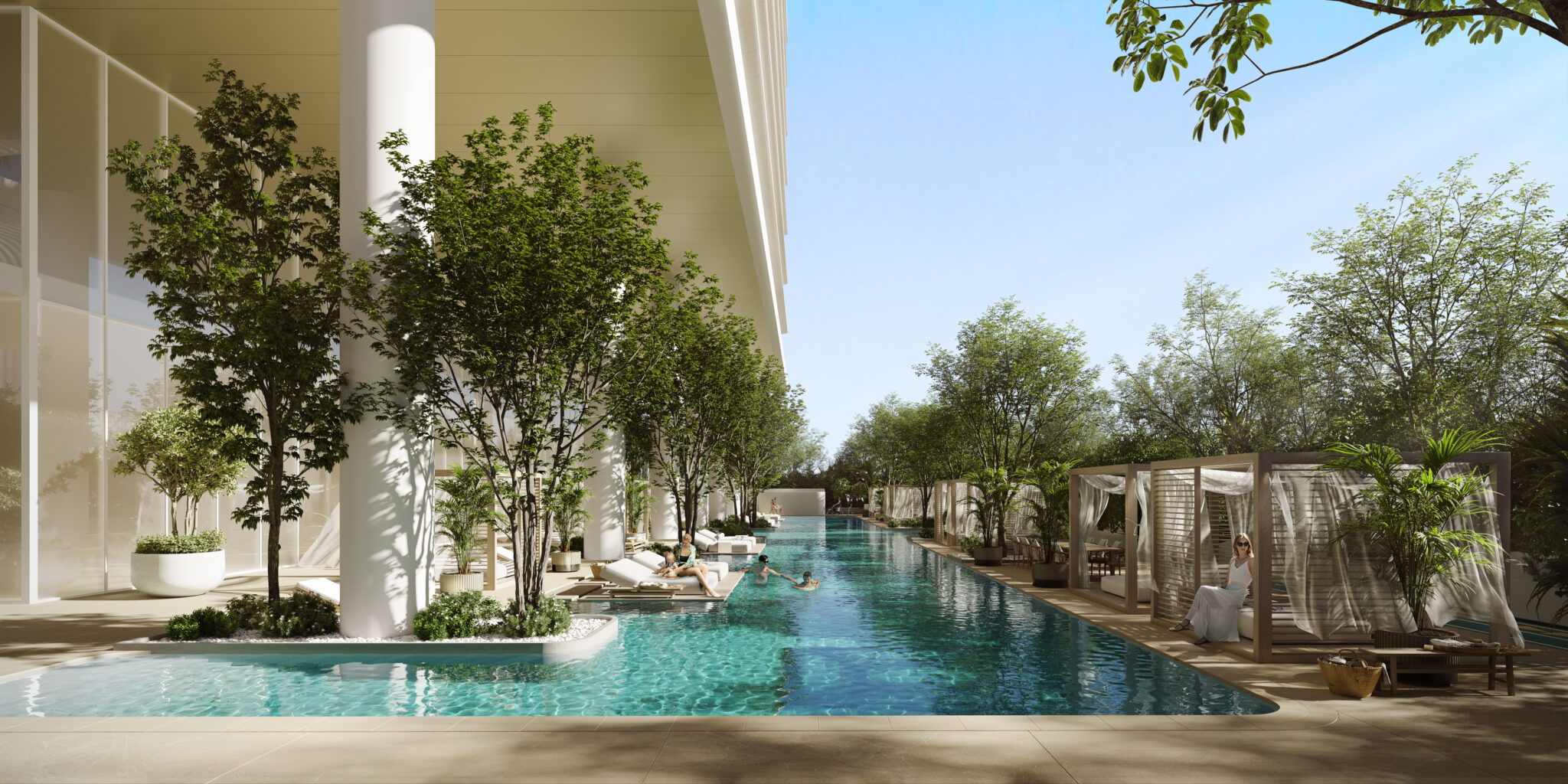 High-Rise Towers, 3D Exterior Architectural Rendering
