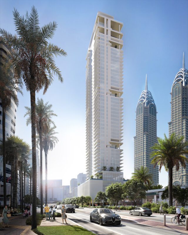 High-Rise Towers, 3D Exterior Architectural Rendering